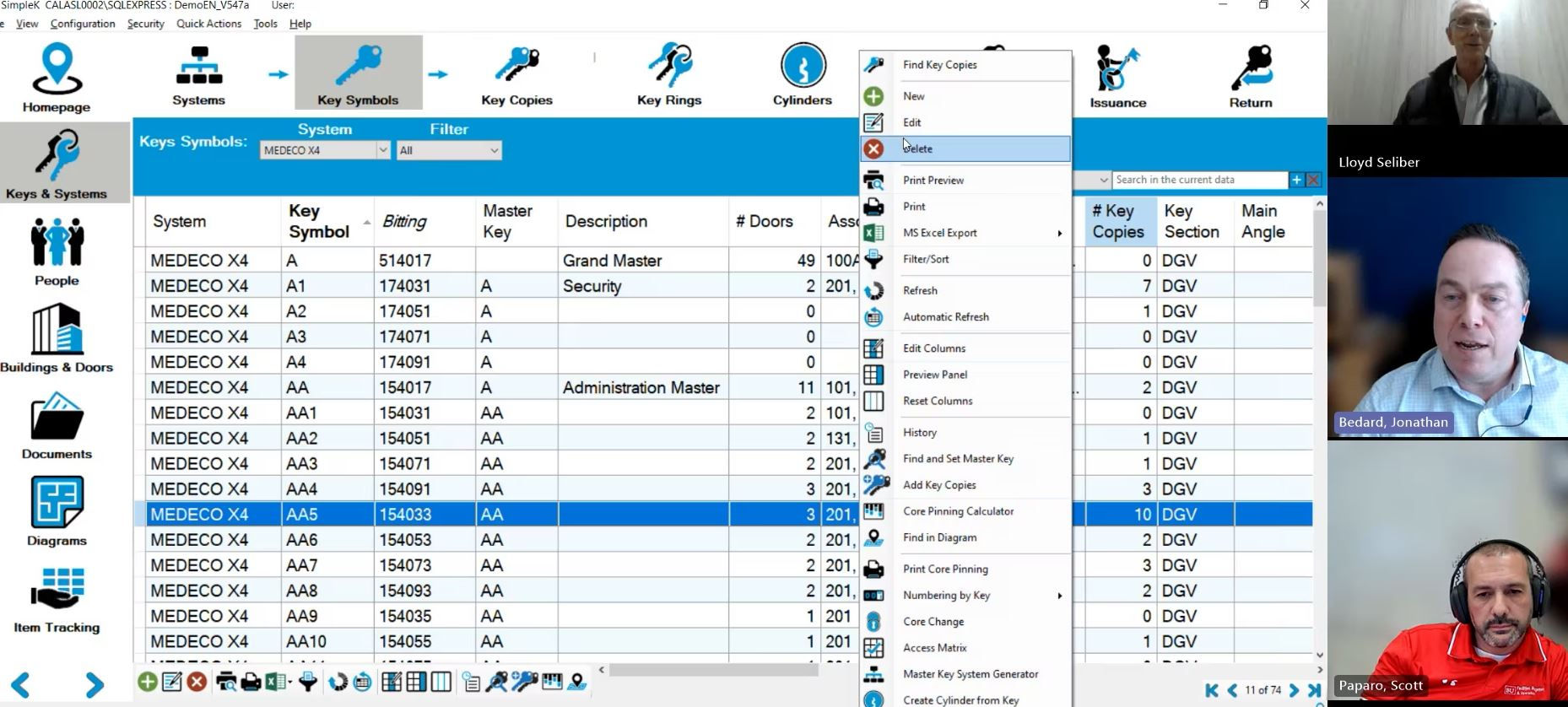 Manage master key systems, door hardware, and keys in an easier and all ...