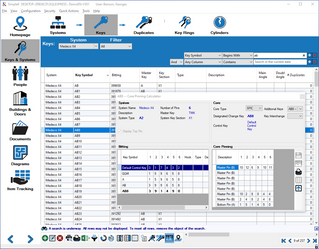 Simplify master keying, define systems up to 12 levels - compatible ...