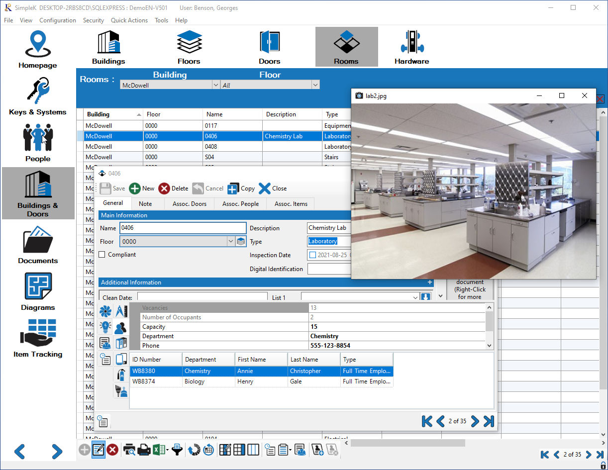 Manage access in your healthcare facility using the various software in the SimpleK software ...
